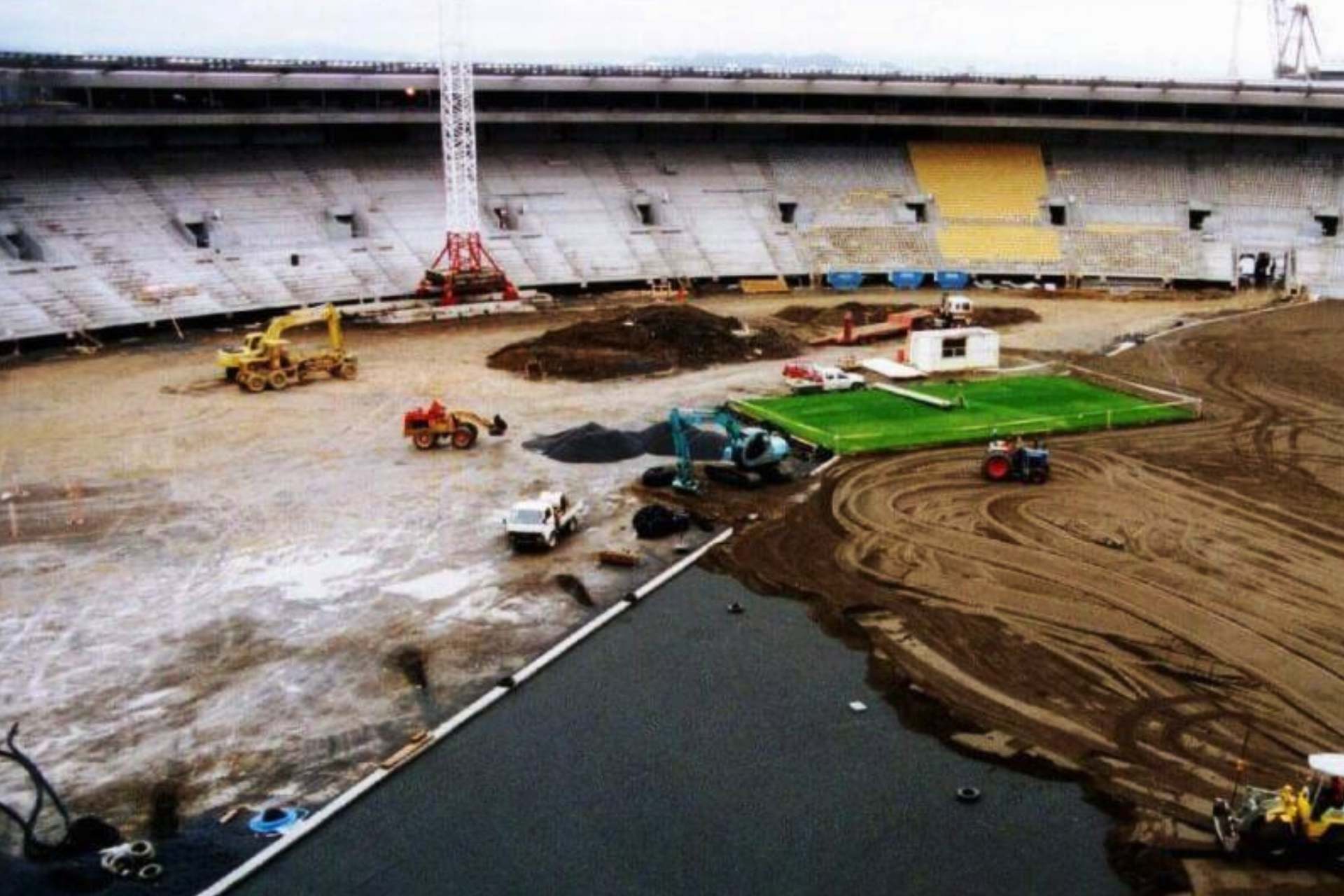 Sports Field Construction – Westpac Stadium - Blackley Construction